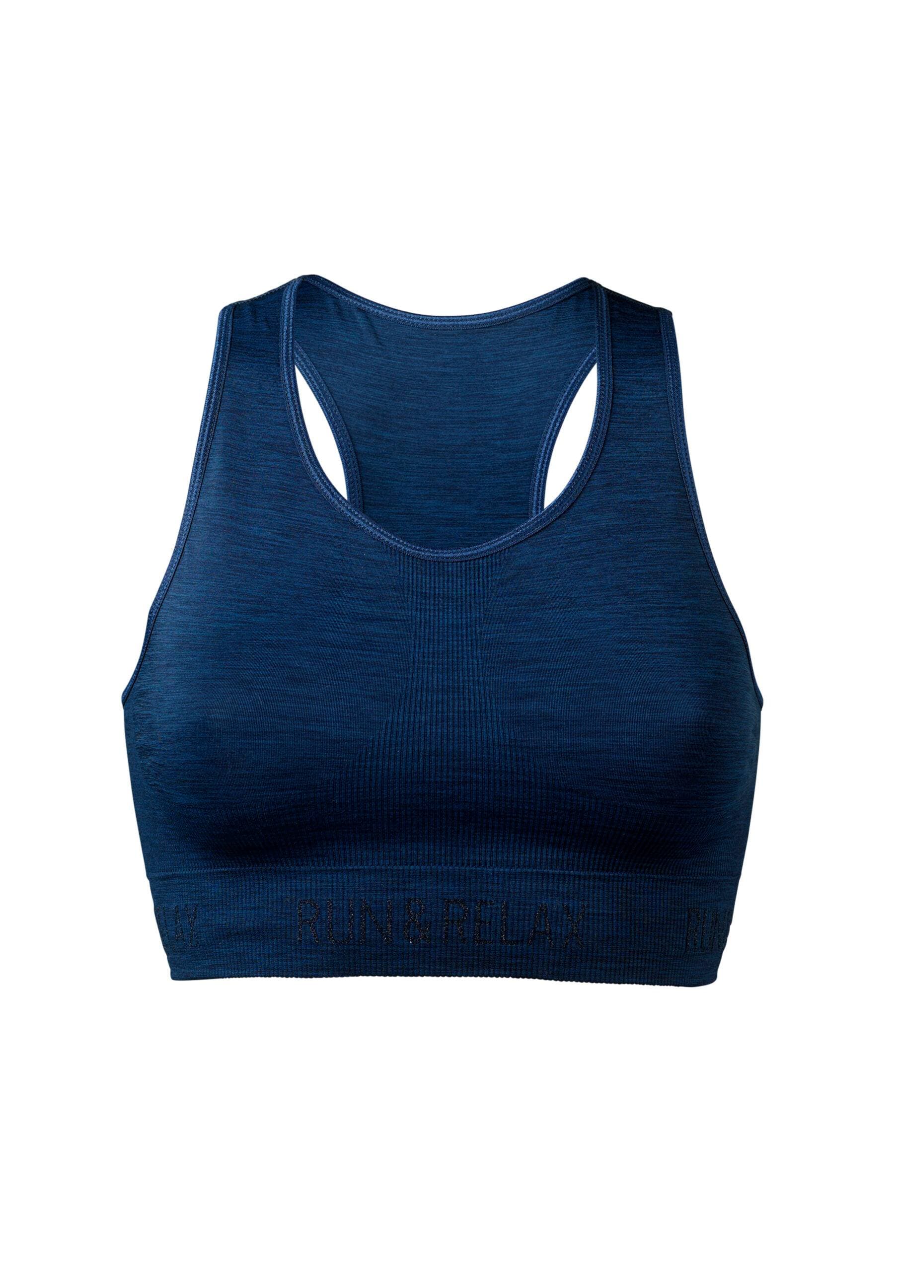 Seamless Sportsbra, Midnight Blue. Everyone’s favorite sportsbra